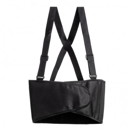 ELASTIC BACK-SUPPORT, velcro and dorsal attachments blister