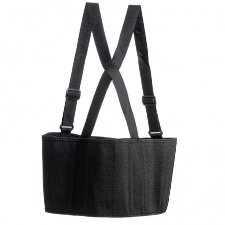 ELASTIC BACK-SUPPORT, velcro and dorsal attachments blister